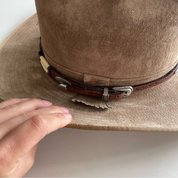 Stetson | Accessories | Vintage Stetson Jbs Heritage Suede Cowboy Hat ...